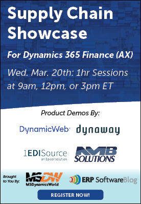12 Key Takeaways Microsoft Dynamics SCM & AX Users Can Expect from the Supply Chain Showcase ...